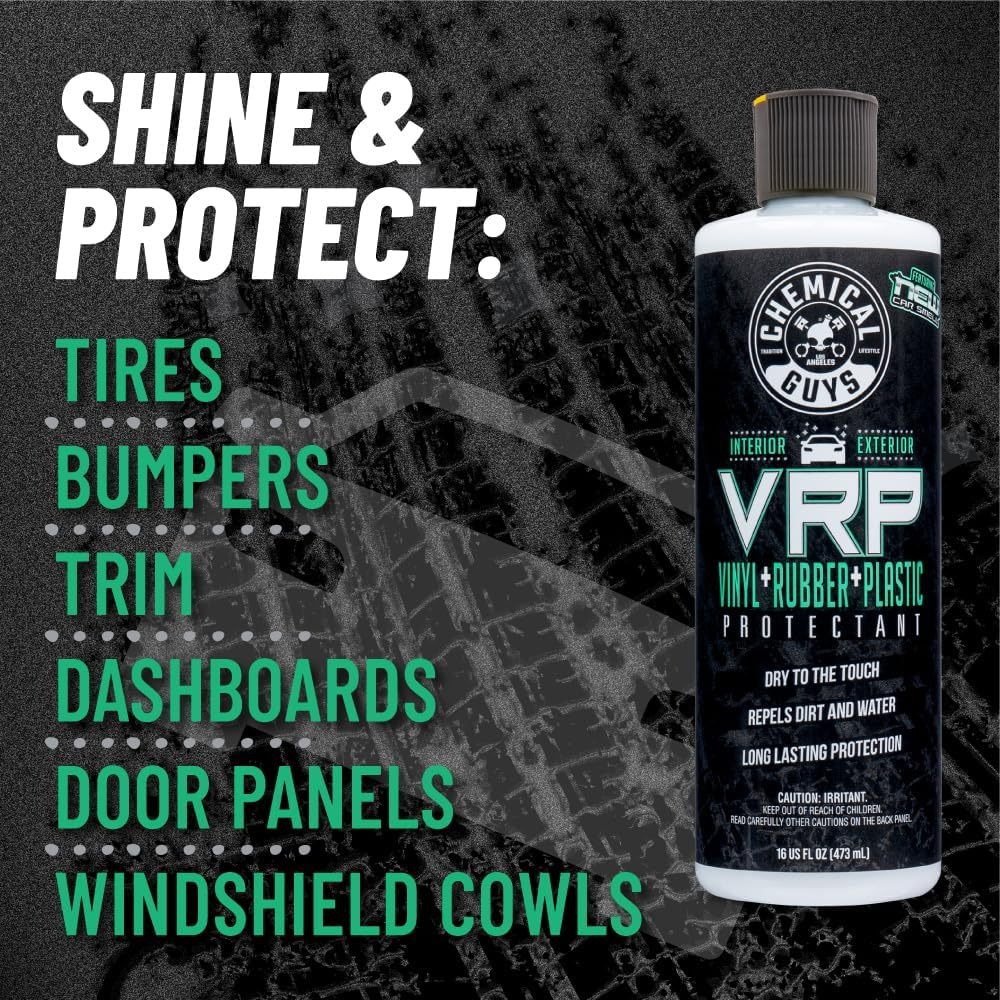 Chemical Guys VRP Vinyl, Rubber, Plastic Shine and Protectant, New Car
